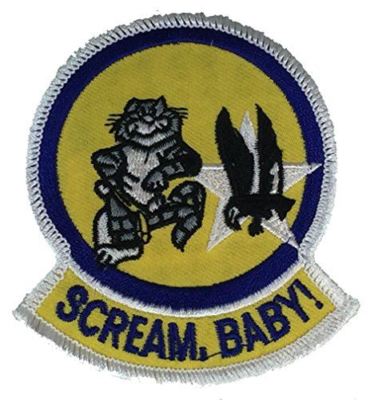 USN NAVY VF-51 SCREAM BABY FIGHTER SQUADRON PATCH SCREAMING EAGLES ...