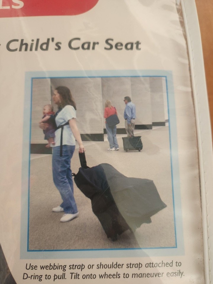 NEW J.L. Childress Safe-To-Go Wheelie Car Seat Travel Bag heavy-duty ...