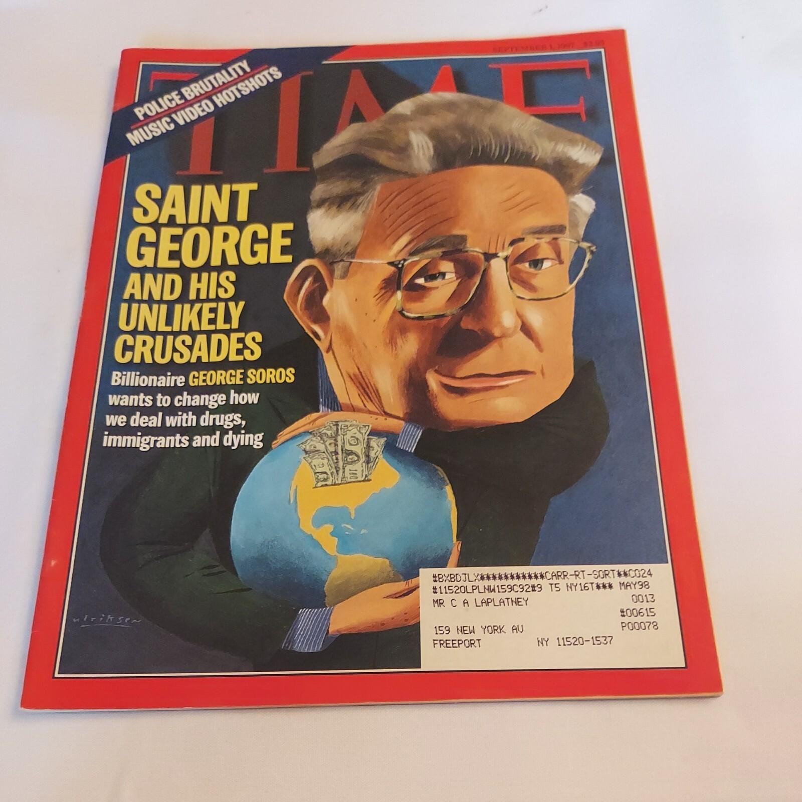 1997 September 1, TIME Magazine, Billionaire George Soros (CP87) 2 | eBay