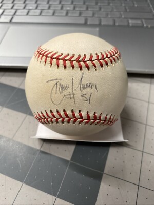 Randy Johnson Autographed Signed Baseball Diamondbacks Yankees MLB JSA ...