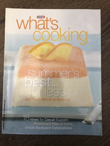 Vintage 2009 KRAFT WHAT’S COOKING Magazine Cookbook Recipes Cook Book ...