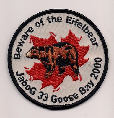 GAF LUFTWAFFE JABO G 33 GOOSE BAY 2000 patch GERMAN AIR FORCE | eBay