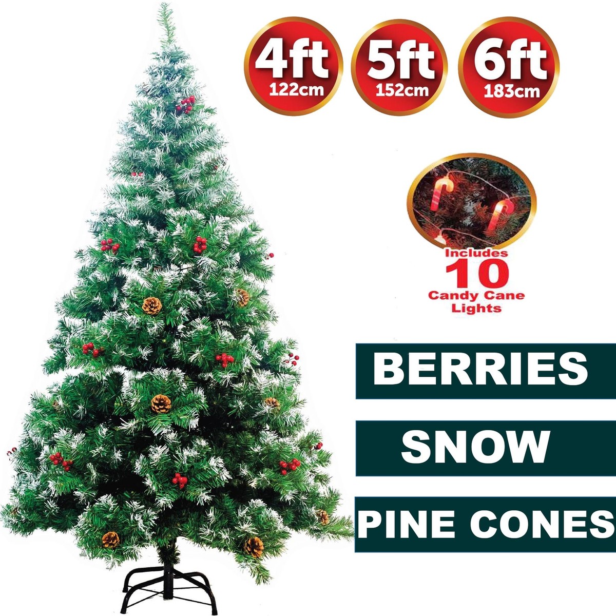 Lights Pine Cones Artificial Tree