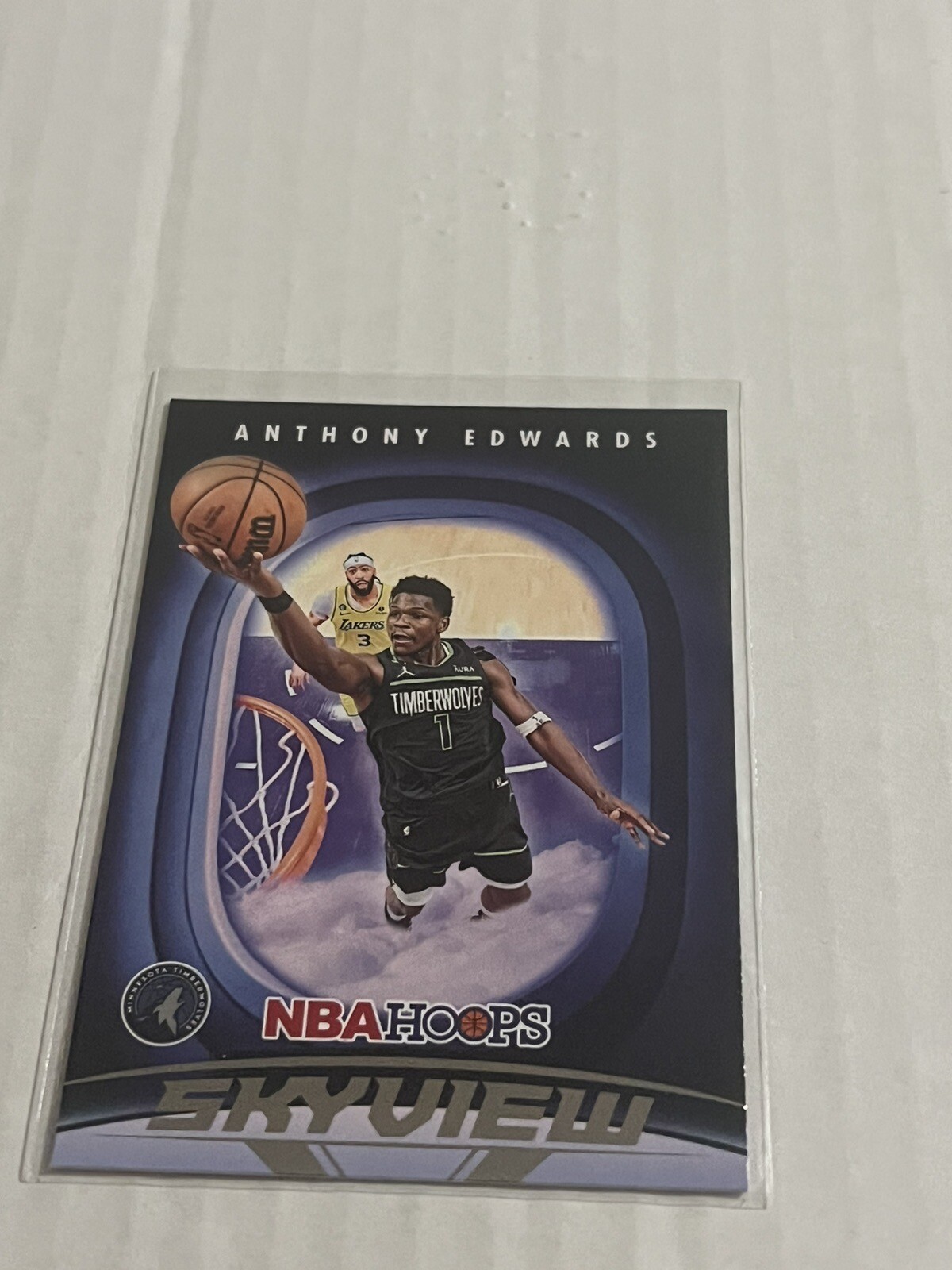 2023-24 NBA Hoops Anthony Edwards Skyview Insert | eBay
