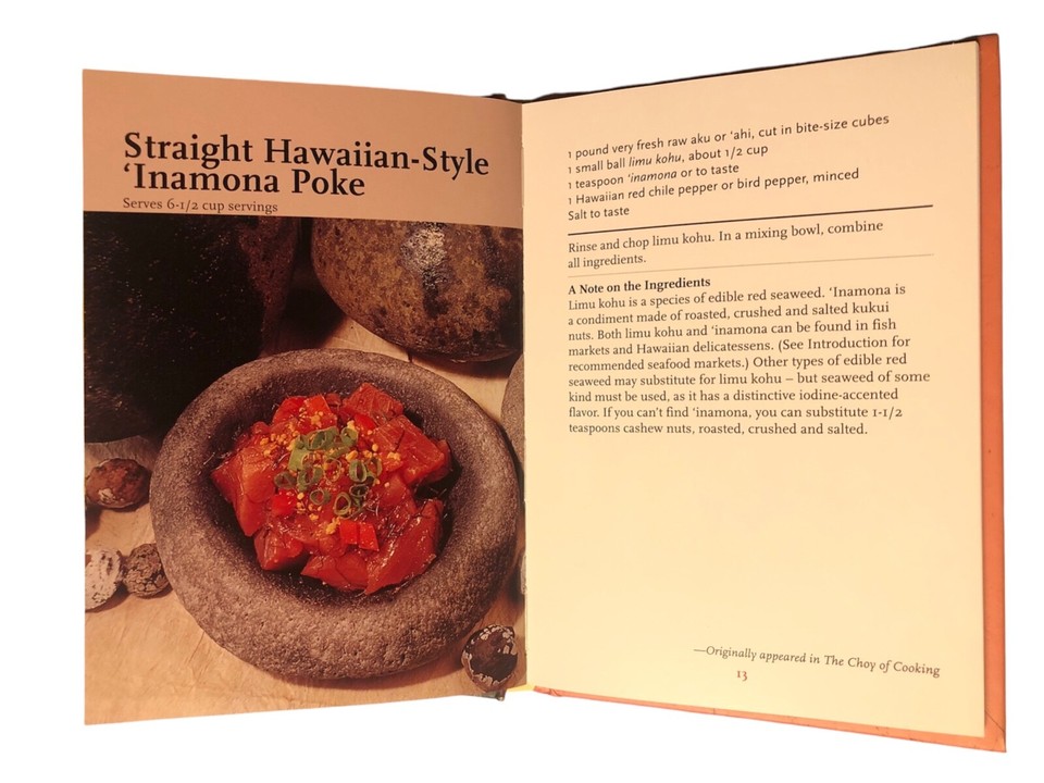 Sam Choy's LIttle Hawaiian Poke Cookbook Hawaii Chef Aloha Sea Food New ...
