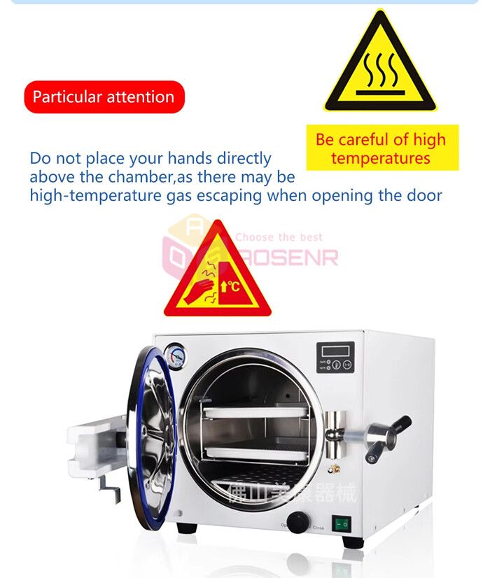 18L Lab Medical Autoclave Steam Sterilizer Dental Disinfection Cabinet ...