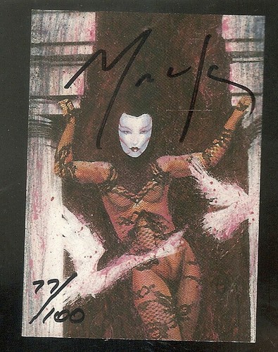 David Mack - Creators Universe Autograph Card - 77/100 | eBay