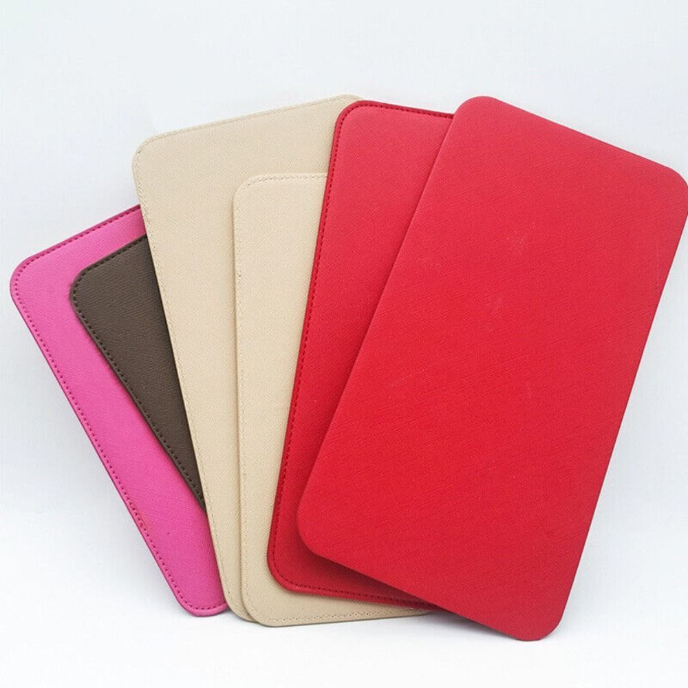 Solid Color Handbag Base Shaper PU Leather Bag Bottom Insert Bottom ...