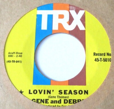 GENE and DEBBE * 45 * Lovin' Season * 1968 #81 *Looks! UNPLAYED MINT ...