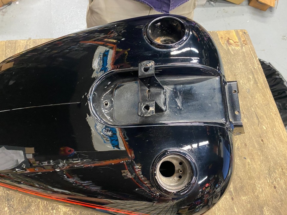 FXRS Low Rider FXR Gas Fuel Tank OEM Factory Black Harley Davidson Rare ...