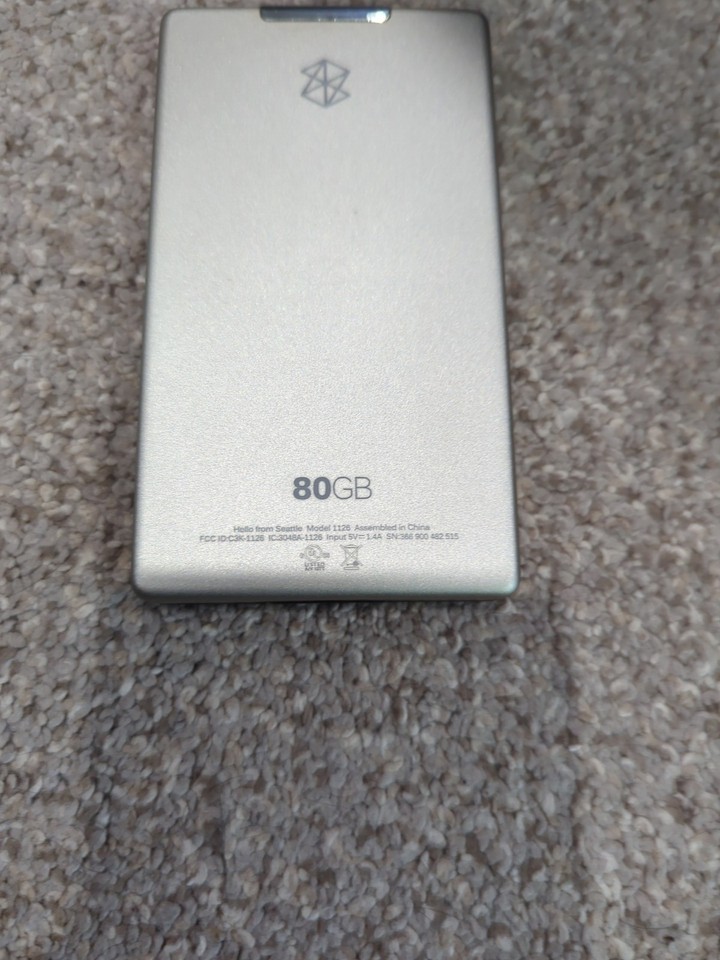 Microsoft Zune 1126 80GB MP3 Player - Gold Bundle w/ New Battery, Box ...