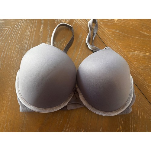 Victoria's Secret Body Perfect Shape Gray Push Up Bra 32DDD | eBay
