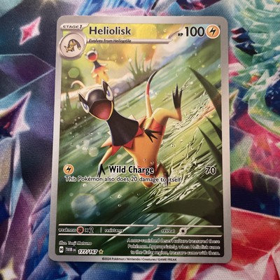 Pokémon TCG Heliolisk Scarlet & Violet Twilight Masquerade Holo Card ...