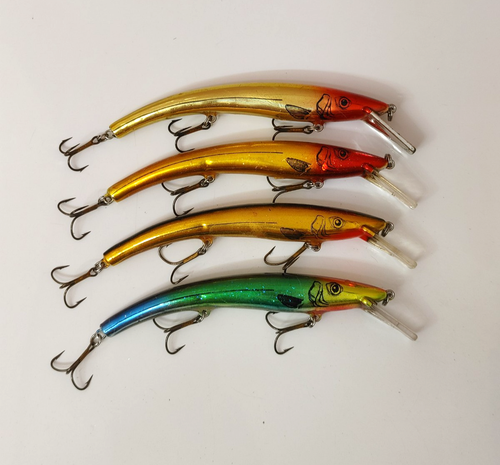 (4) Reef Runner 700 Series Rip Stick Crankbait Fishing Lures Lot of 4 ...
