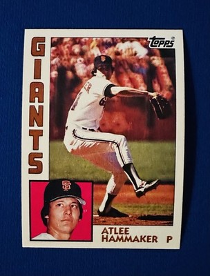 1984 TOPPS #85 ATLEE HAMMAKER SF GIANTS NM-MT or BETTER 1983 ALL STAR ...