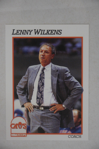 Lenny Wilkens-Coach-Cavs-1991-NBA Trading Card | eBay