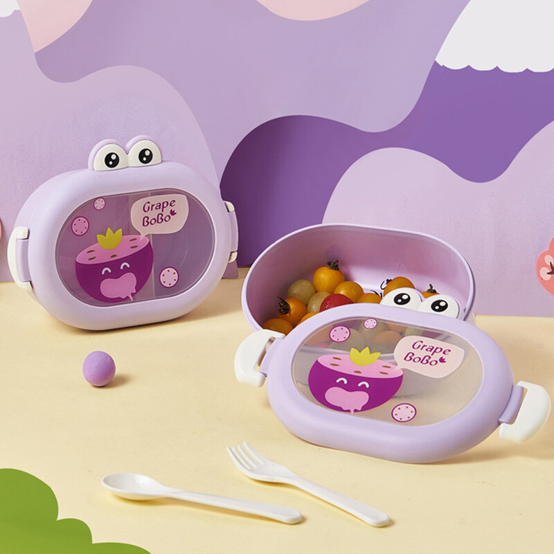 Cartoon Bento Box Cute Little Frog Lunch Box Outdoor Picnic Food ...