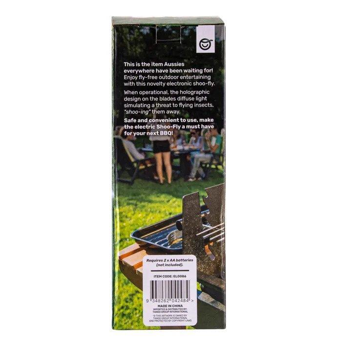 Shoo Fly Away Bug Fan Repeller Fly Fan Spinner Holographic blades ...