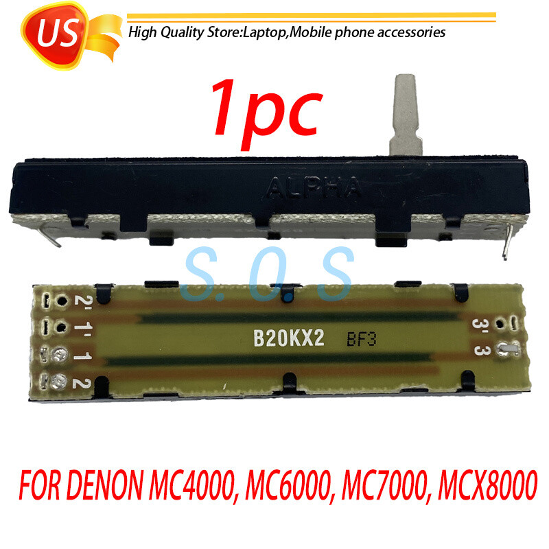 REPLACEMENT FOR DENON MC4000, MC6000, MC7000, MCX8000 CROSSFADER 704 ...