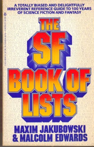 THE SF BOOK OF LISTS By Maxim Jakubowski & Malcolm Edwards **Mint ...