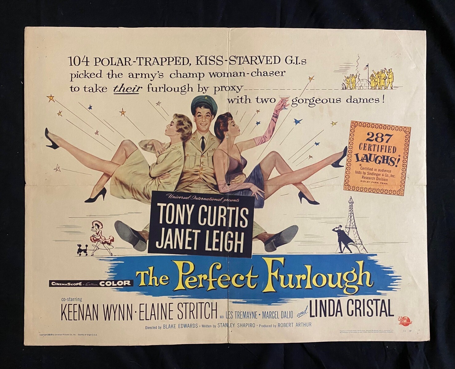 MOVIE POSTER: The Perfect Furlough Original Half Sheet Poster Janet ...