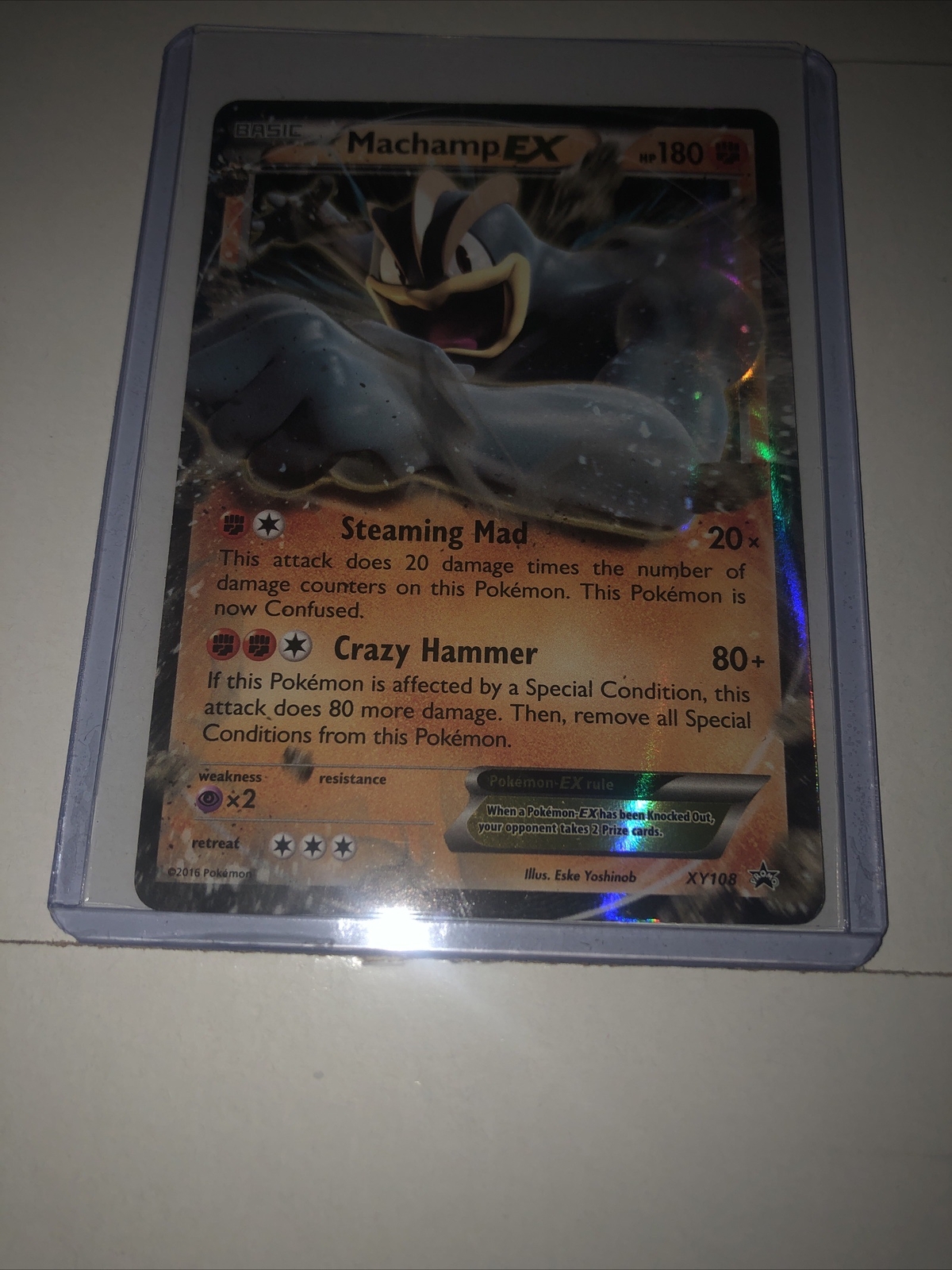 Pokémon TCG Machamp EX XY Black Star Promos XY108 Holo Promo | eBay