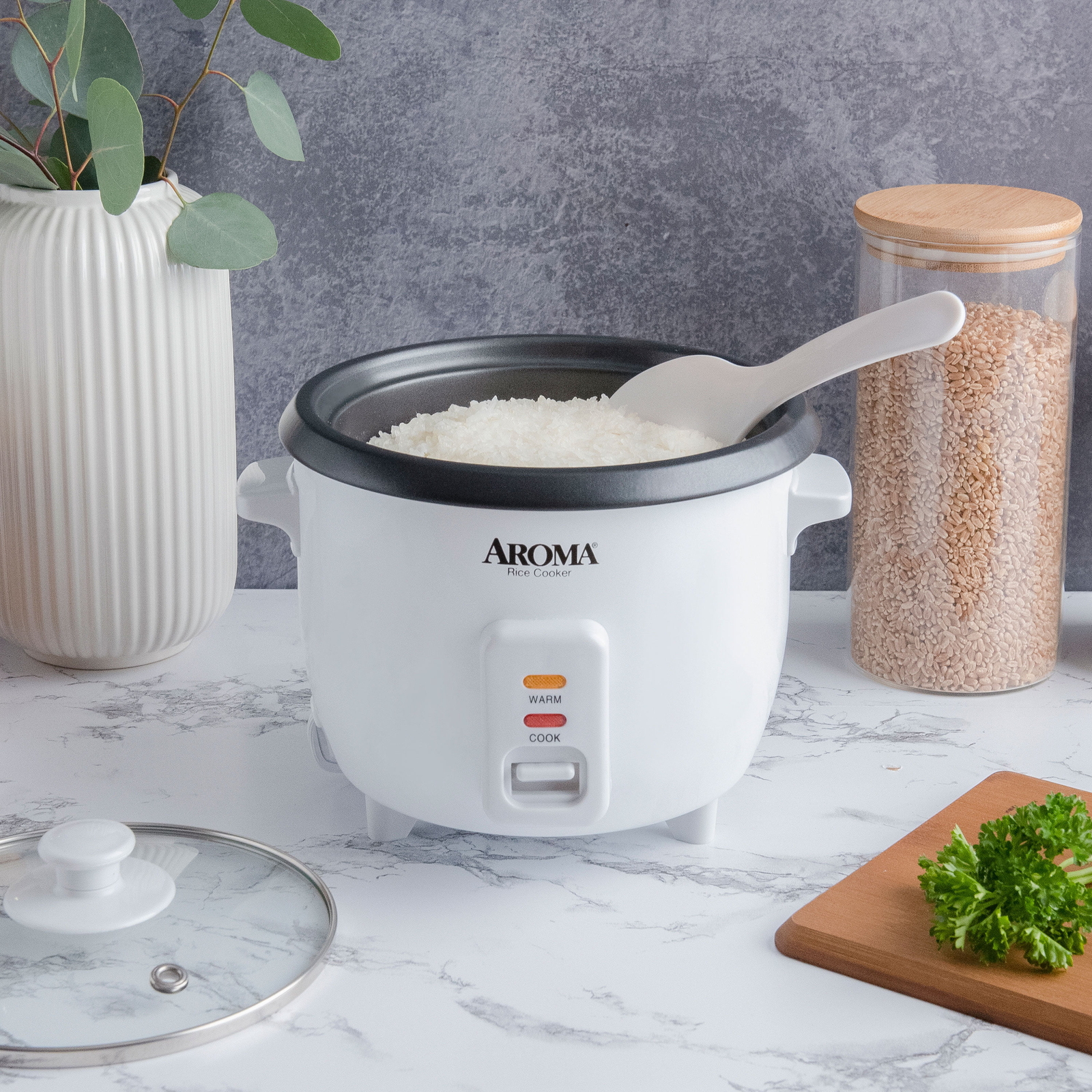 Aroma ARC-363NG 6-Cup Pot-Style Rice Cooker - White for sale online | eBay
