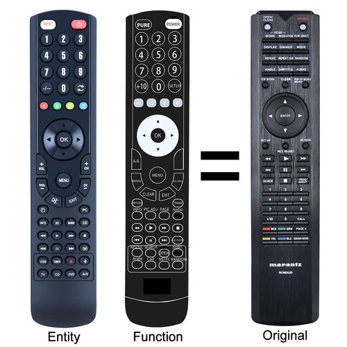 New RC003UD Replacement Remote Control For Marantz AV DVD System UD9004 ...