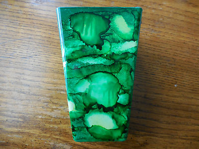 Painted Glass Vase Hand Made "Dam-Dam" in Poland | eBay