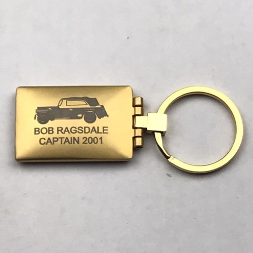 Key Ring Bob Ragsdale Captain Car Club 2001 Fob | eBay