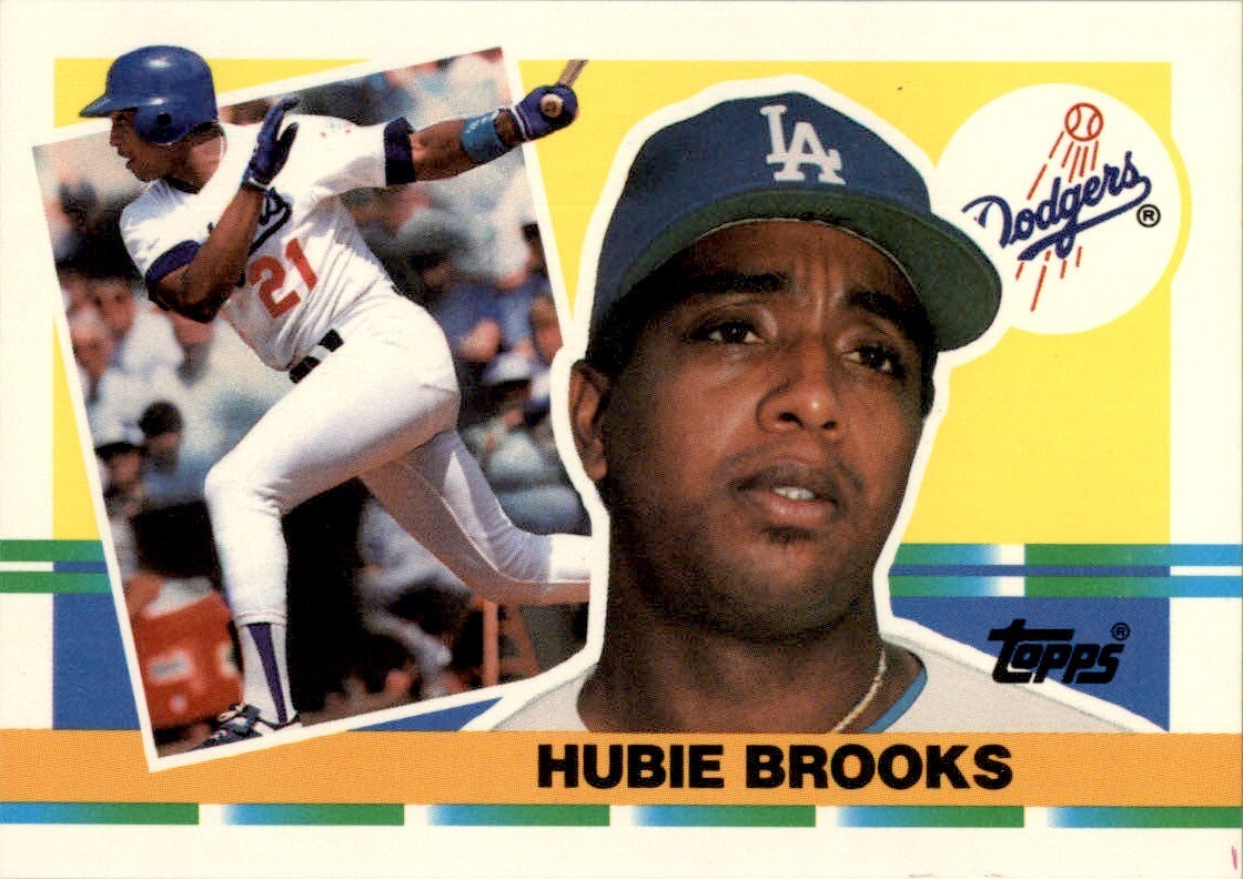 1990 Topps Big Hubie Brooks Los Angeles Dodgers #262 Baseball Card | eBay