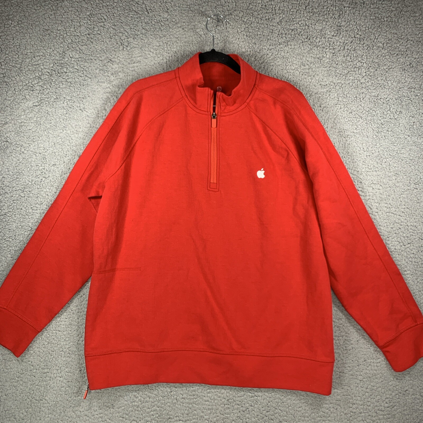 Apple Store Employee Uniform 1/4 Zip Pullover Sweater… - Gem