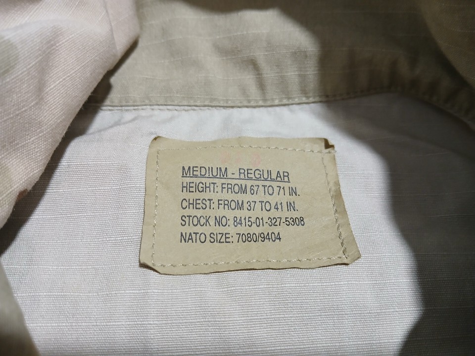 Genuine US Navy USN Corpsmans Shirt - Desert Combat Uniform DCU ...