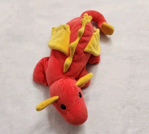 MANHATTAN TOY COMPANY RUFUS DRAGON STUFFED PLUSH TOY 14 INCH RED ...