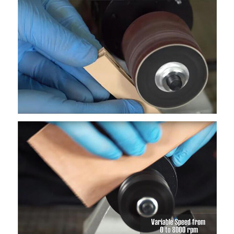 Leather Polishing Burnishing Machine Leather Edge Grinding Machine ...