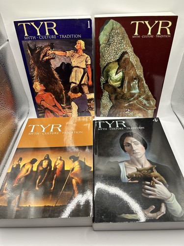 TYR Volumes 1 through 4 Book Lot European Myth Culture Tradition | eBay