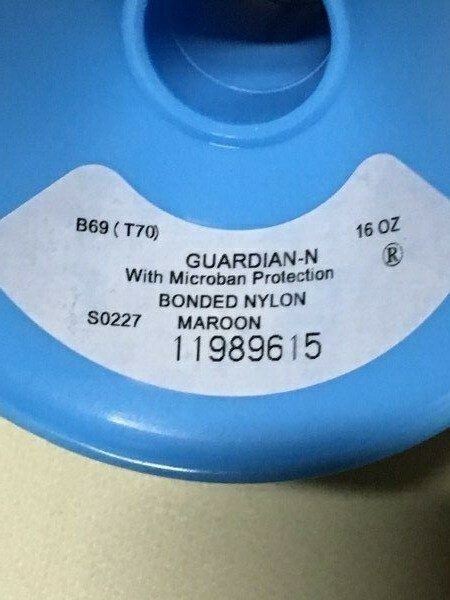 Maroon 16 oz #69 T70 Bonded Nylon Marine Sewing Thread Guardian ...