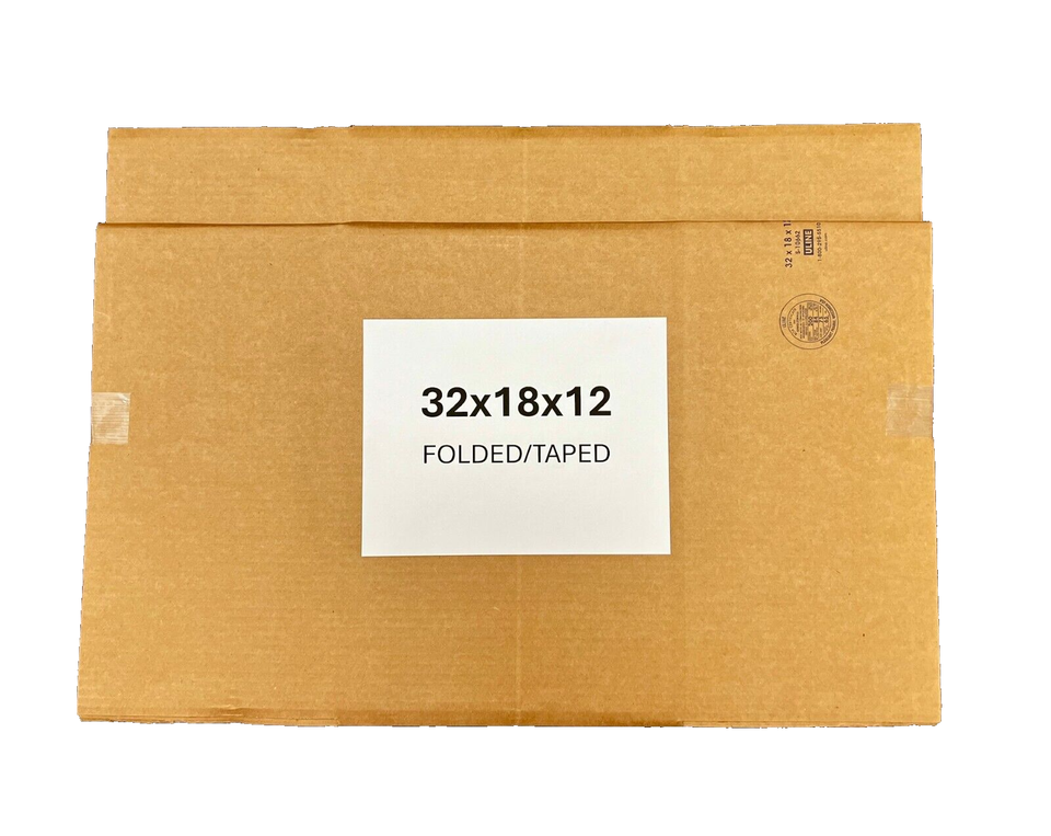 32" x 18" x 12" CARDBOARD BOX - 200 lb - SINGLE BOX | eBay