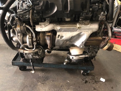 2013-2015 MERCEDES BENZ X166 GL550 4.7L V8 COMPLETE TURBO ENGINE MOTOR ...