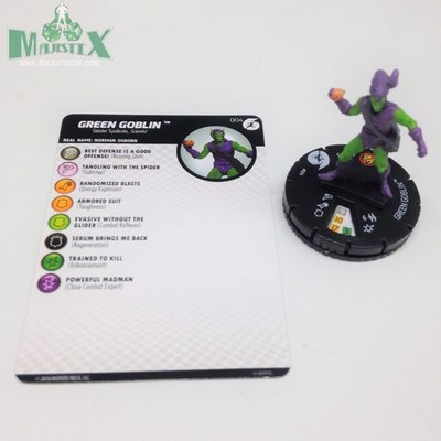 Heroclix Superior Foes of Spider-Man set Green Goblin #004 Fast Forces ...