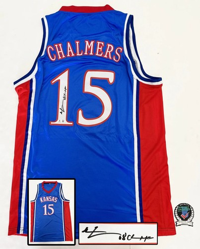 A Mario Chalmers Signed Jersey Kansas Jayhawks JSA COA | eBay