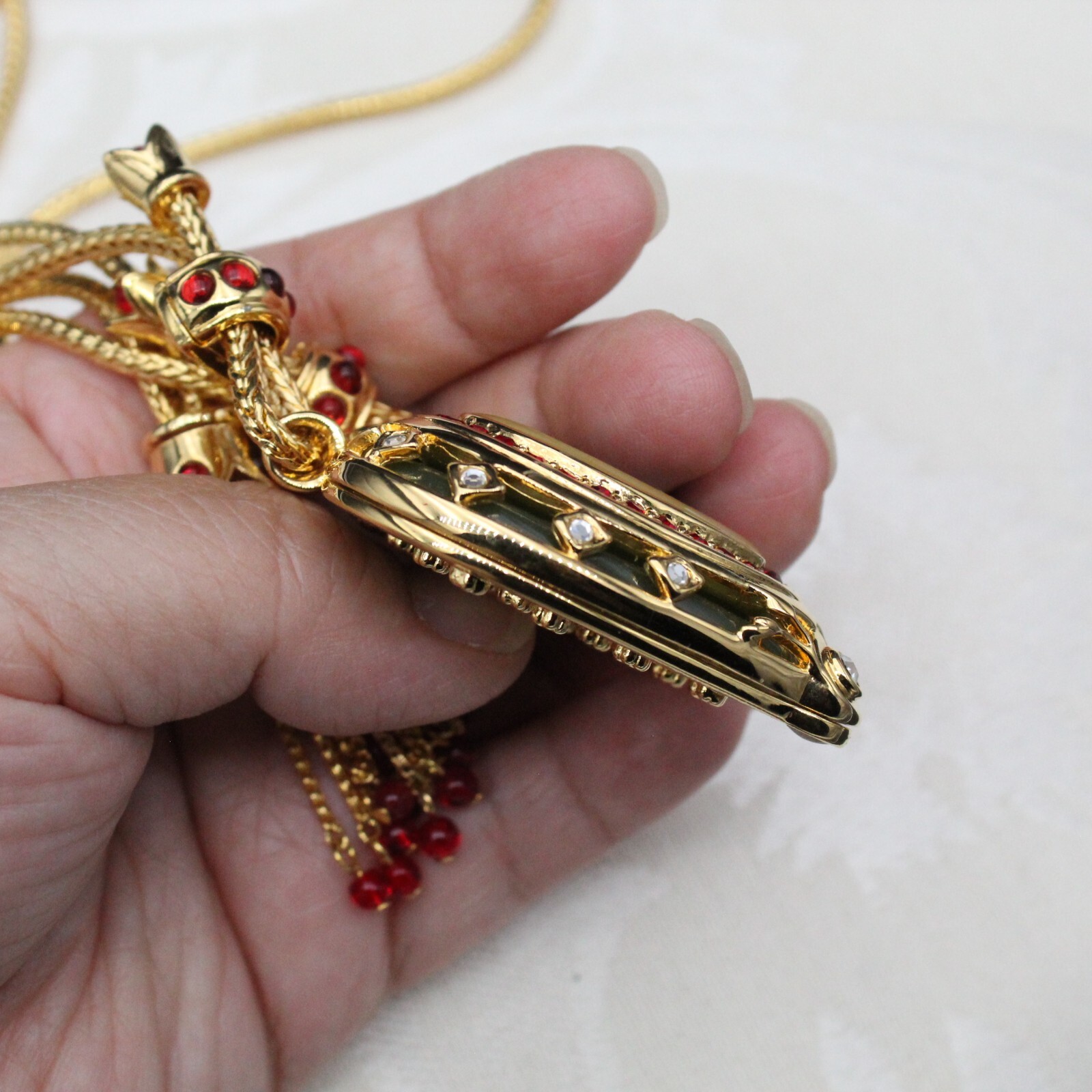 Elizabeth Taylor's Prototype Avon "Taj Mahal" Necklace With Original ...