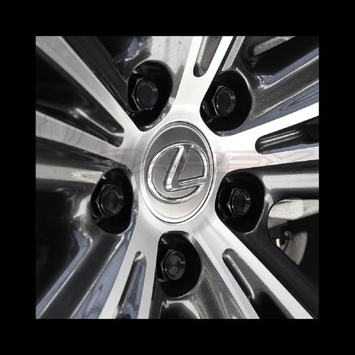 WEDS 2-Piece Coloured Shell Nut Short Type for HS200h ANF10 Black 52744 ...