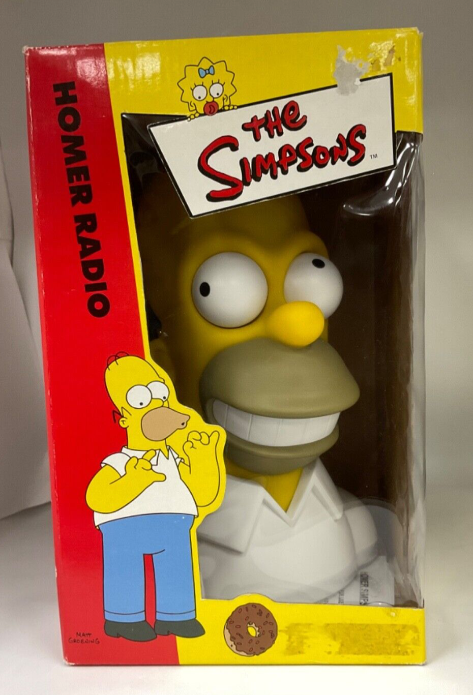 The Simpsons Homer AM FM Radio Homer’s Eyes Adjust Tuning & Volume New ...