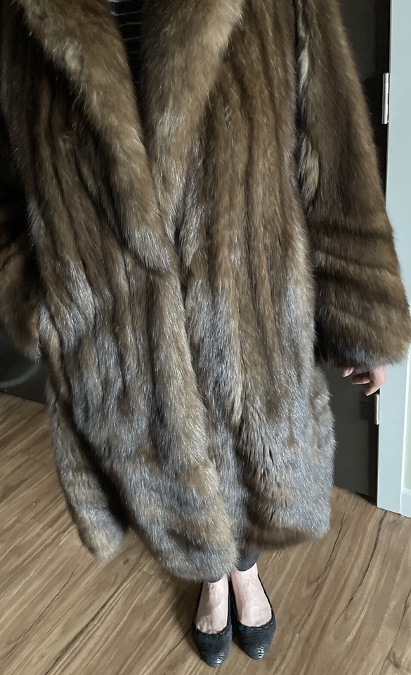 Opulent 100,000$ RUSSIAN SABLE FUR COAT Fits Sizes XL 2XL 3XL US Size 14-18 | eBay