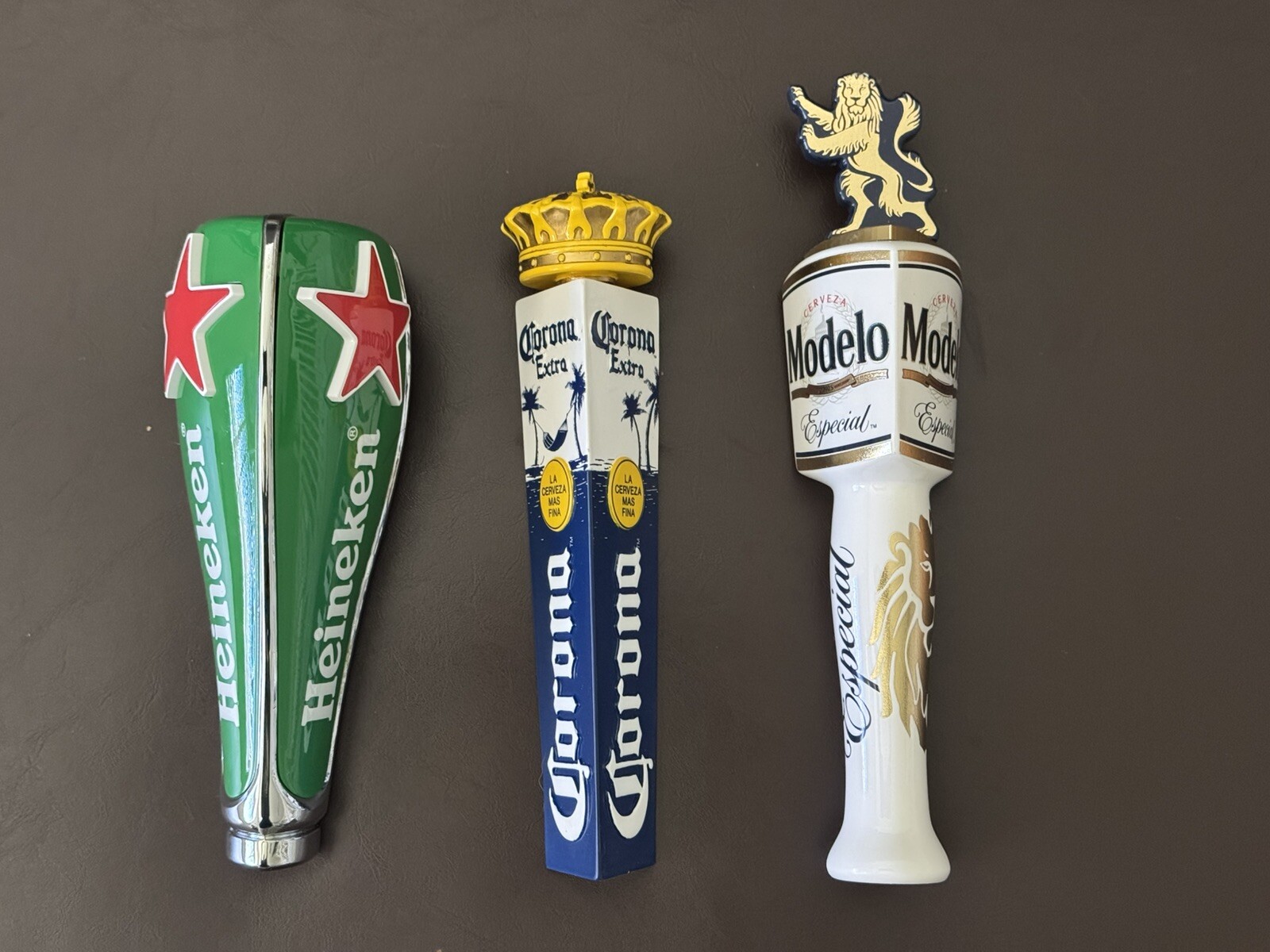 Lot Of 3- Corona, Modelo & Heineken Mini Beer Tap Handle- NEW | eBay