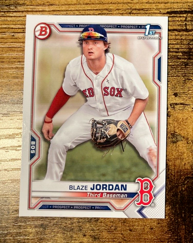 Blaze Jordan BP 71 2021 Bowman 1st Bowman Rookie GEM RC NM-MT Boston ...