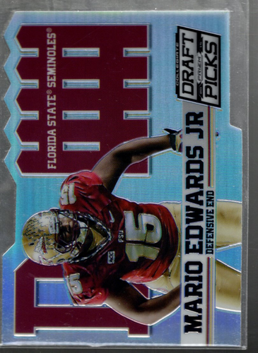 A9690- 2015 Panini Prizm Draft Picks D Fence Die Cuts #32 Mario Edwards ...