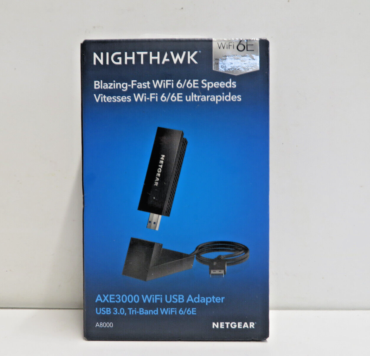 NETGEAR Nighthawk A8000 AXE3000 Tri-Band Wi-Fi 6E USB 3.0 Adapter ...