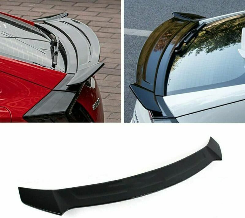 For 17- 2021 Honda Civic FK4 FK7 5DR Hatchback Glossy Black Rear ...